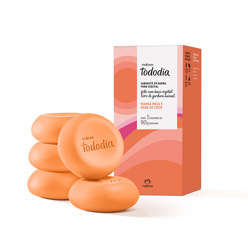 Mango rosa y agua de coco. Tododia Jabones en barra puro vegetal . Natura - My Favorite Store