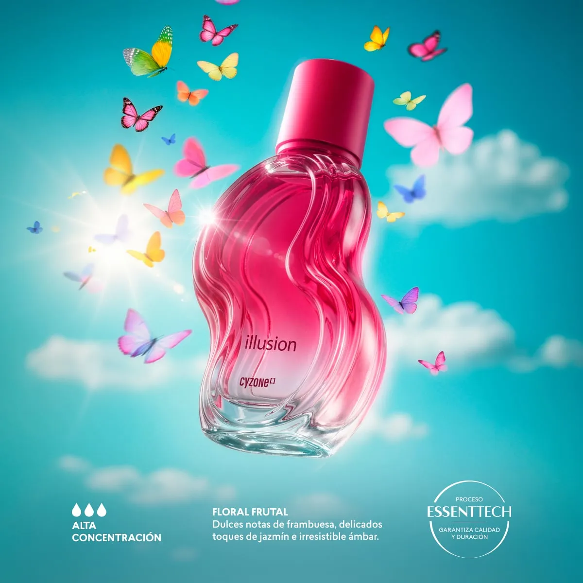 Illusion . Perfume femenino 50 ml. Cyzone - My Favorite Store